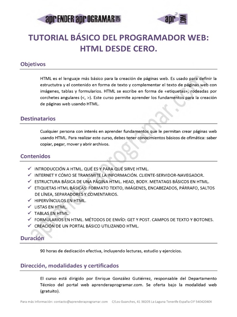 HTML Desde Cero | PDF | Globalización Cultural | La interacción persona-ordenador