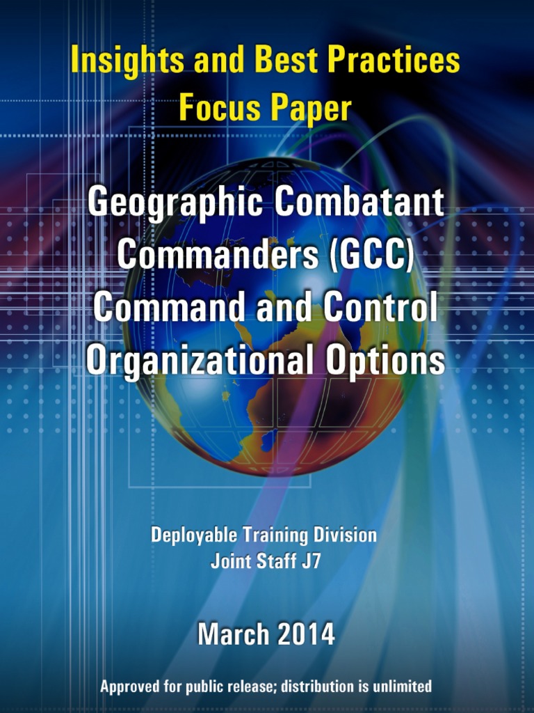 Insights and Best Practices Focus Paper, Geographic Combatant ...