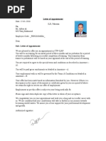 UAE Offer Letter Template | PDF | Travel Visa | Passport