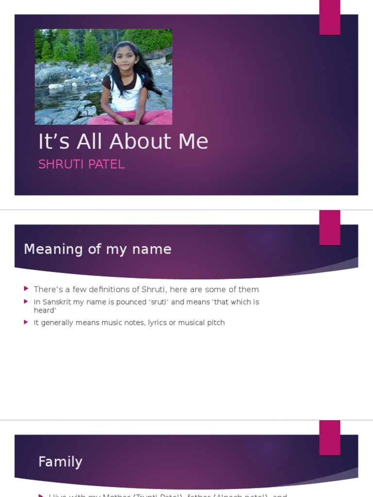 Its All About Me | PDF