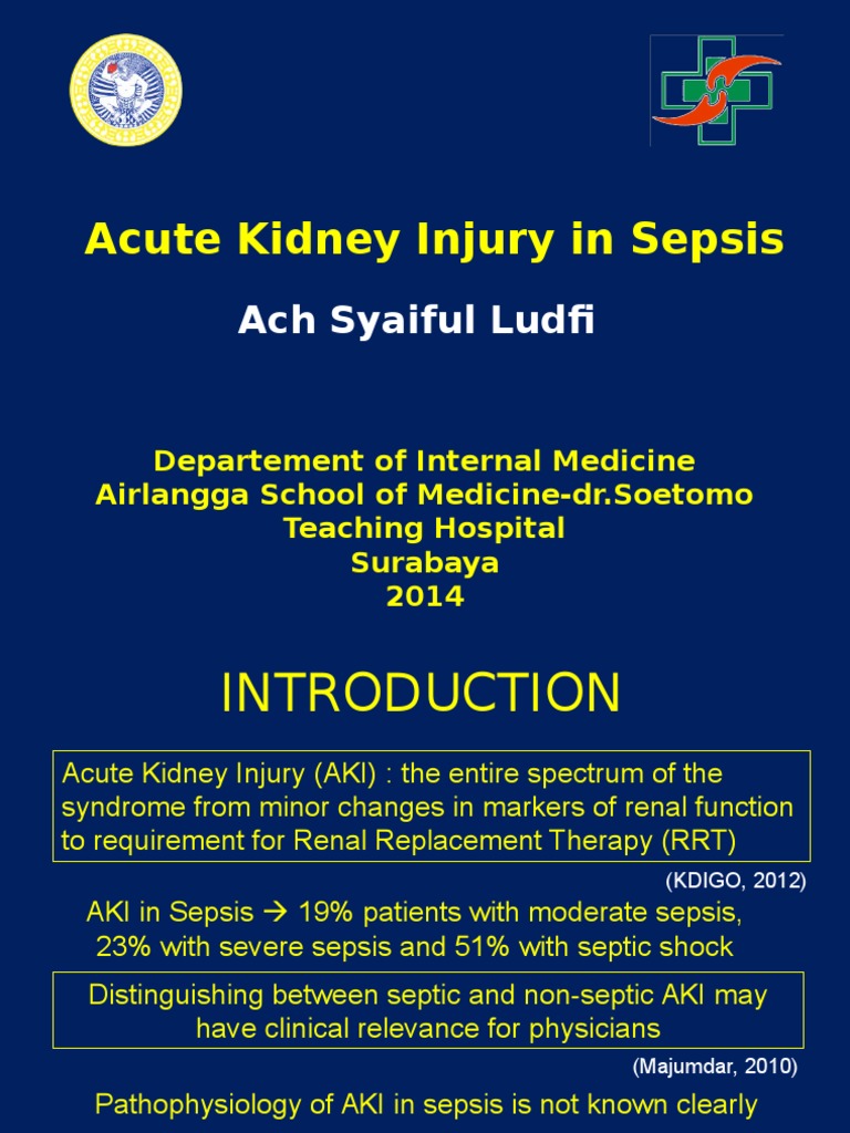 AKI in Sepsis | Sepsis | Health Sciences