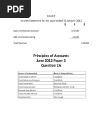 POA - January 2013 CXC Past Paper | PDF