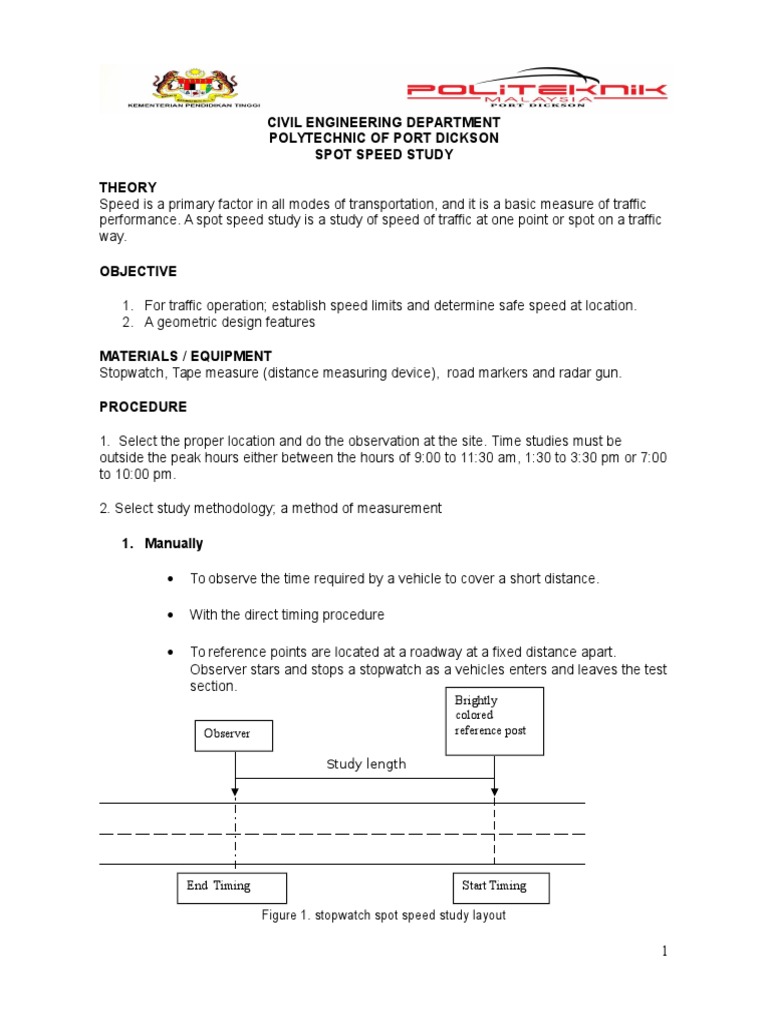 Sport Speed Study | PDF | Traffic | Speed