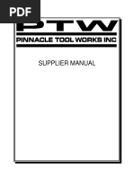 Supplier Quality Manual Sample | PDF | Specification (Technical ...