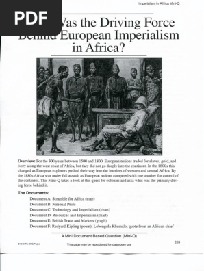 Imperialism In Africa 1800
