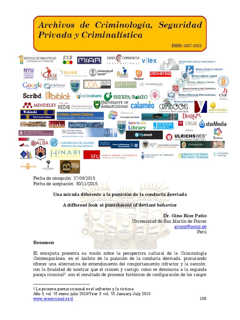 Una Mirada Diferente A La Punición de La Conducta Desviada | PDF ...