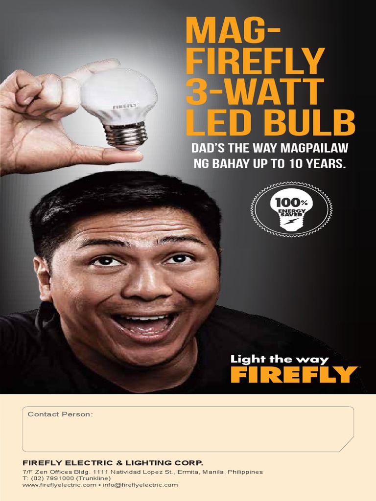 Firefly Lighting Flyer | PDF | Ac Power Plugs And Sockets | Fluorescent ...
