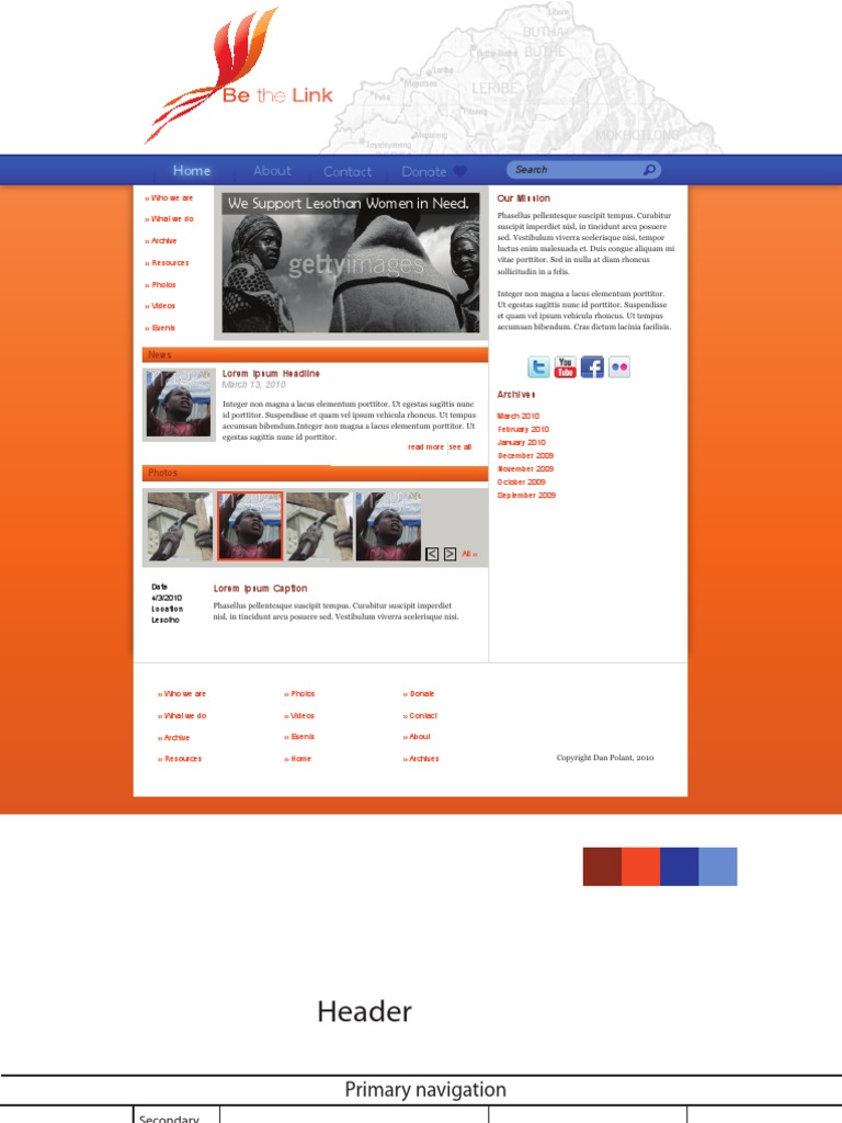 We Support Lesothan Women in Need.: About Contact Donate | PDF