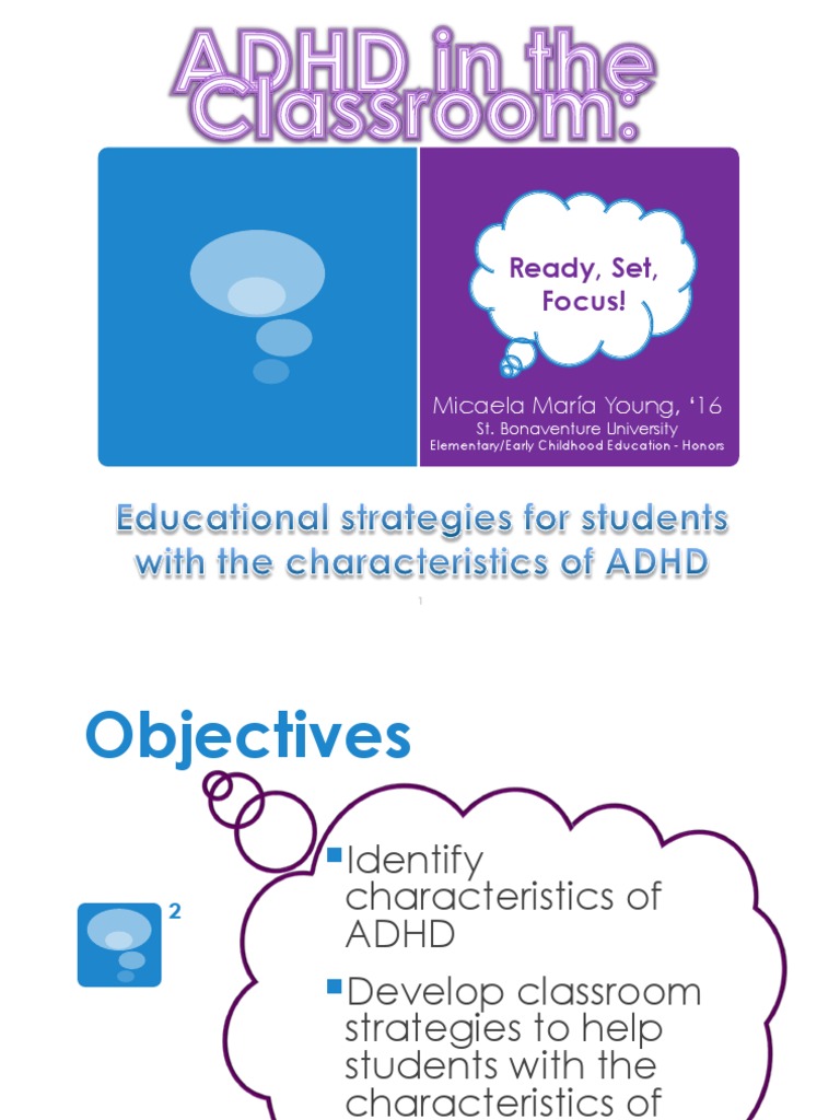 Adhd in The Classroom - M Young 1 25 16 | PDF | Attention Deficit ...