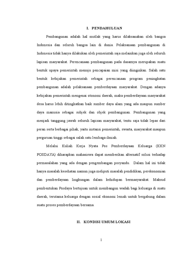 Contoh Proker Definitif Desa Ponjen | PDF | Ilmu Sosial