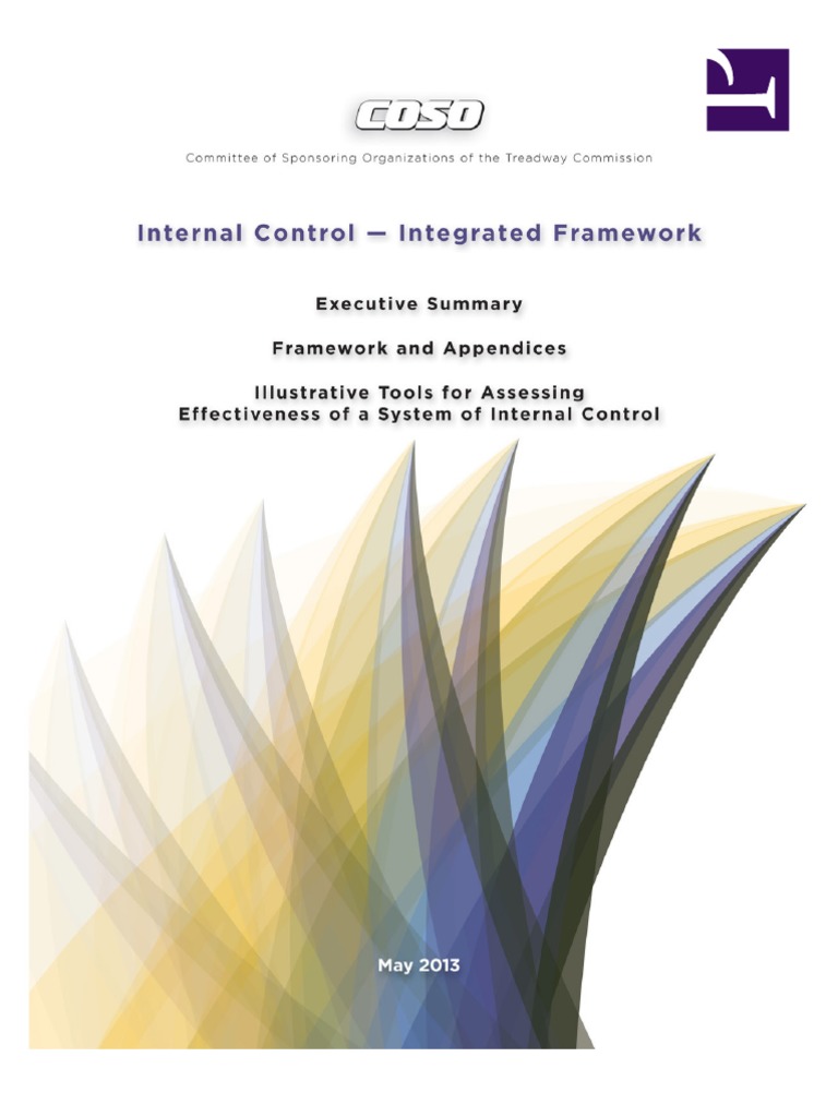 Coso Internal Control Integrated Framework Pdf Audit Internal Audit