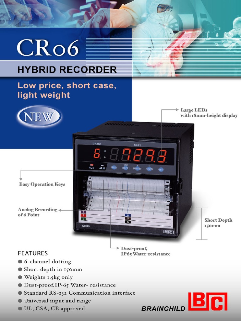 CR06 Brochure | PDF | Computer Engineering | Physical Quantities