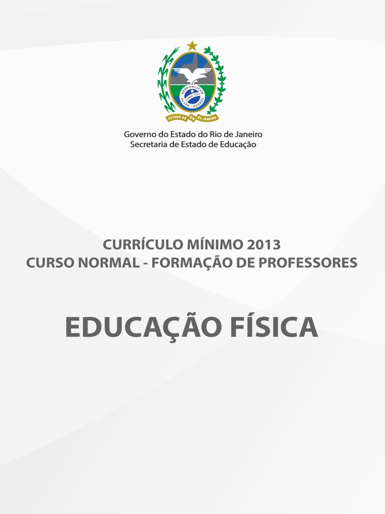 Rio de Janeiro Curriculo Minimo 2013 Curso Normal | PDF | Pedagogia ...