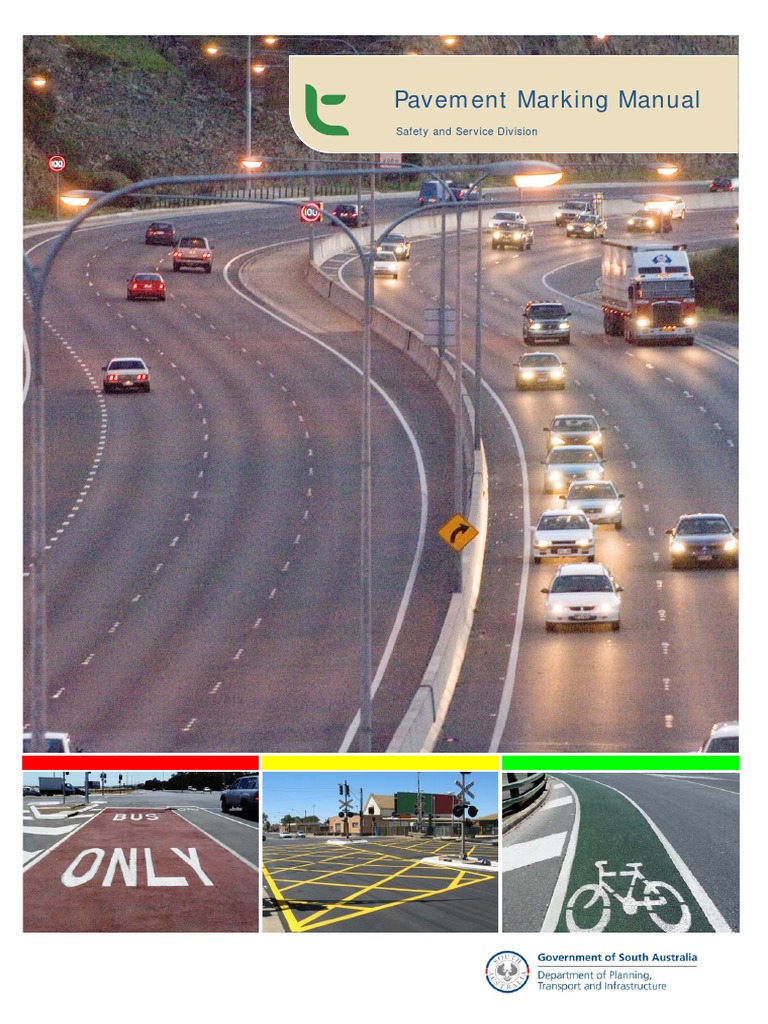 Road Marking Guidelines | PDF | Road | Controlled Access Highway