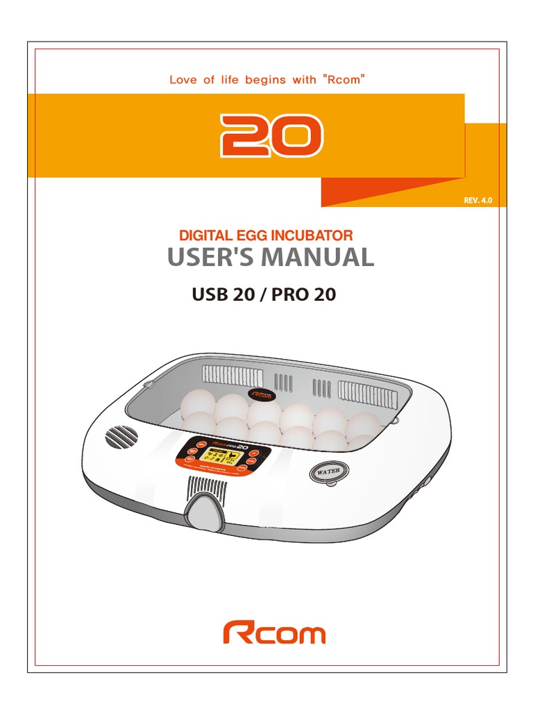 Rcom 20 PRO Manual en | PDF | Chicken | Hvac