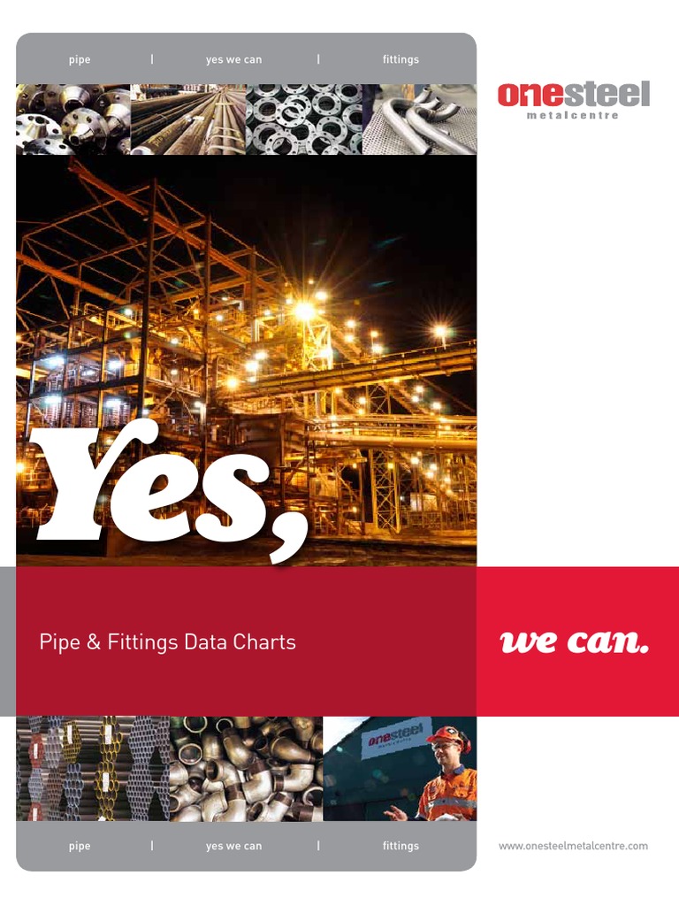 Pipe and Fittings Data Charts | PDF | Pipe (Fluid Conveyance ...