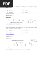TRain Sums | PDF | Speed | Length