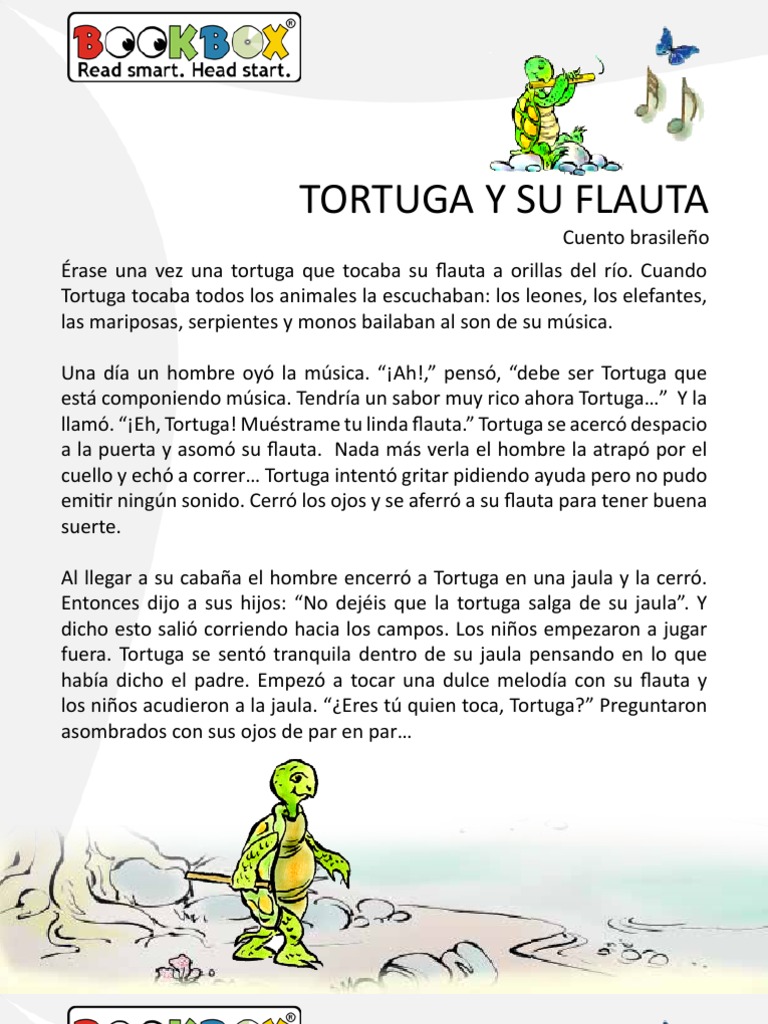 Tortuga y Su Flauta (Cuento Brasileño) | PDF