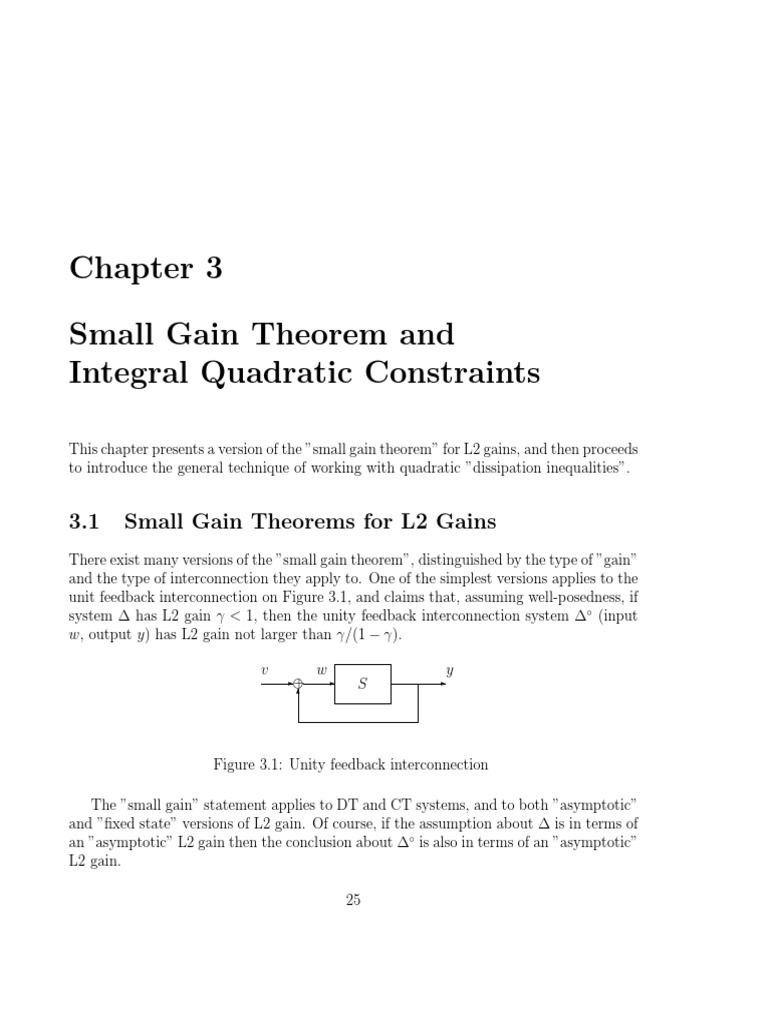 Control Systems Theorems | PDF