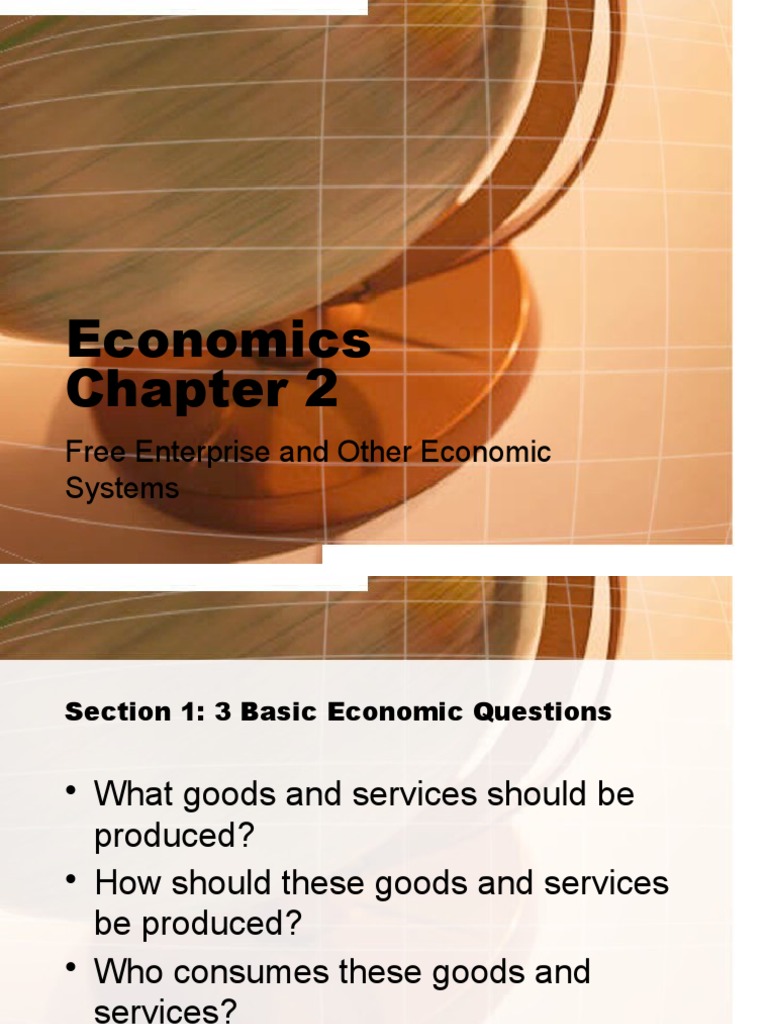 Economics Chapter 2 | PDF | Market Economy | Factors Of Production