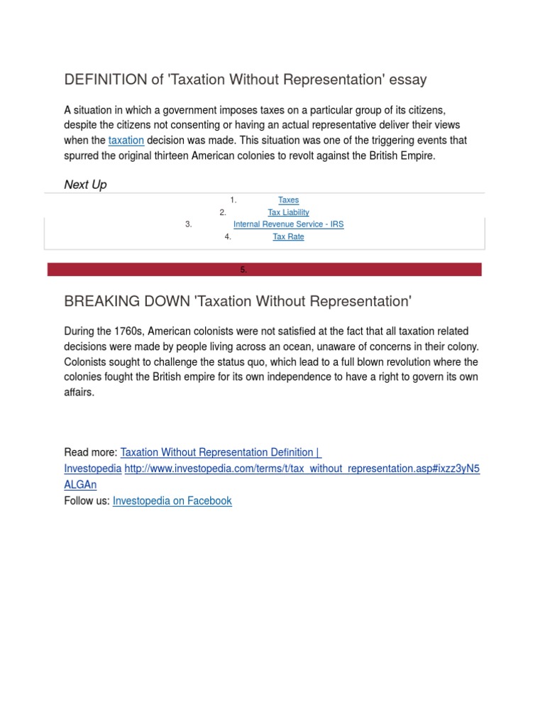 Definition of Representation | PDF