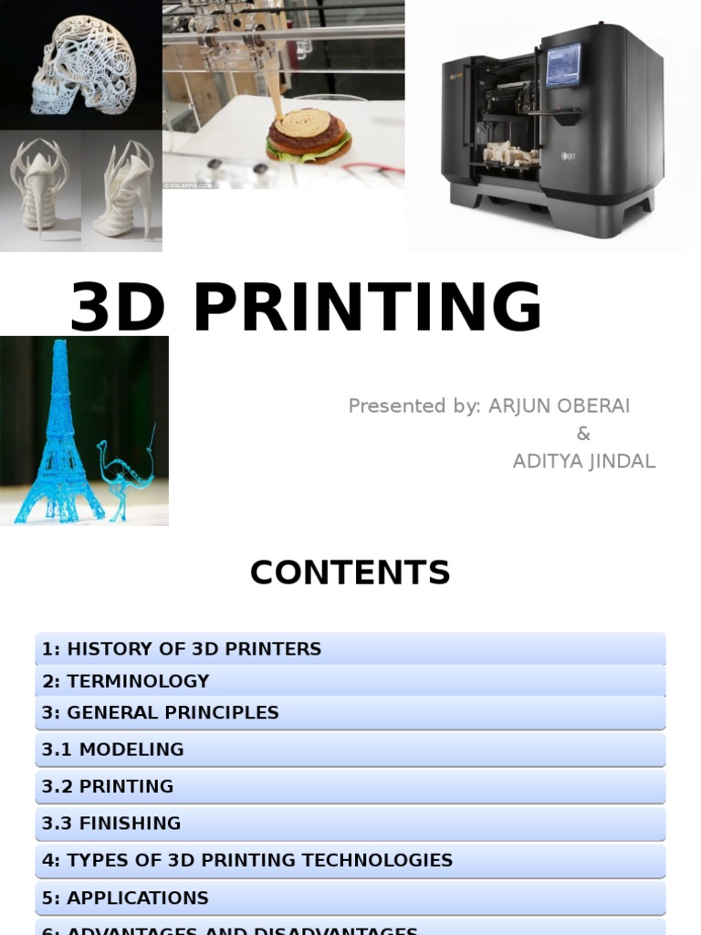 On 3d Printing | PDF | 3 D Printing | Production And Manufacturing