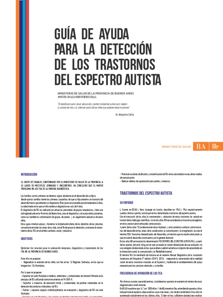 Guia Tea 2014 | PDF | Ciencias del comportamiento | Psicología clínica