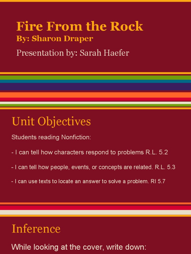 Fire From The Rock | PDF | Society | Discrimination