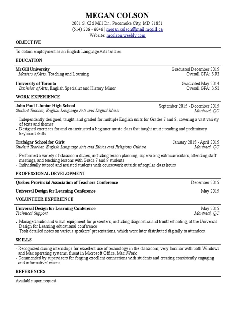 General Resume | PDF