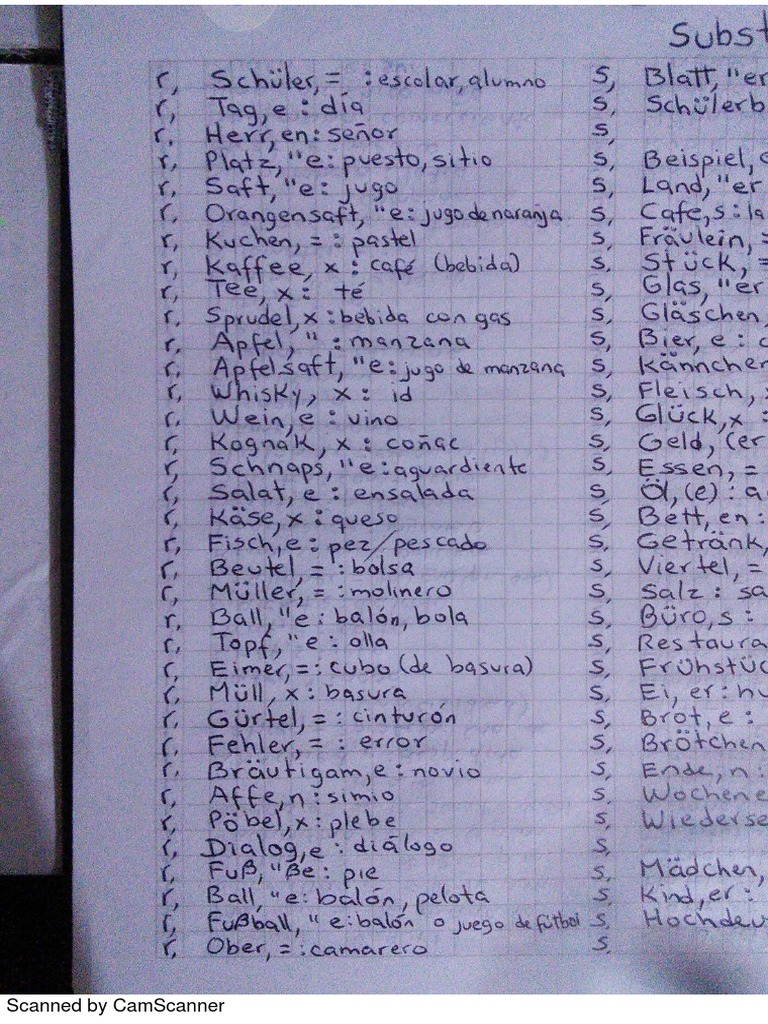 Sustantivos Libro 1A | PDF