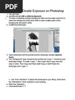 Double Exposure in Photopea Tutorial | PDF