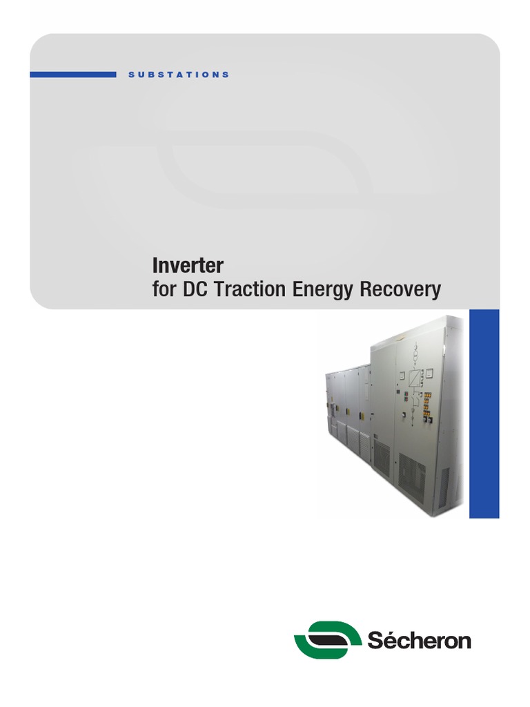 DC Traction Energy Recovery Inverters | PDF | Power Inverter ...
