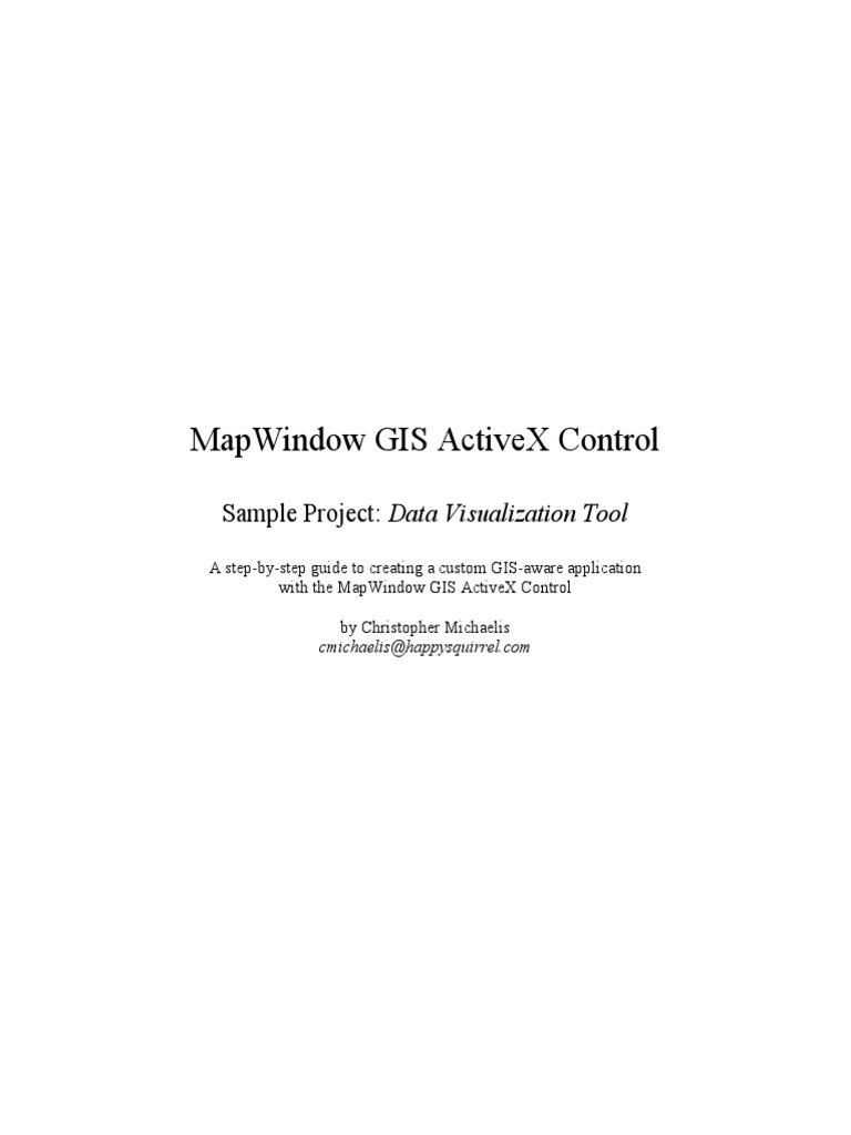 Mapwindow Gis Activex Control: Sample Project: Data Visualization Tool ...