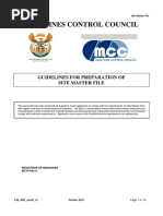 Site Master File | PDF | Verification And Validation | Quality Assurance