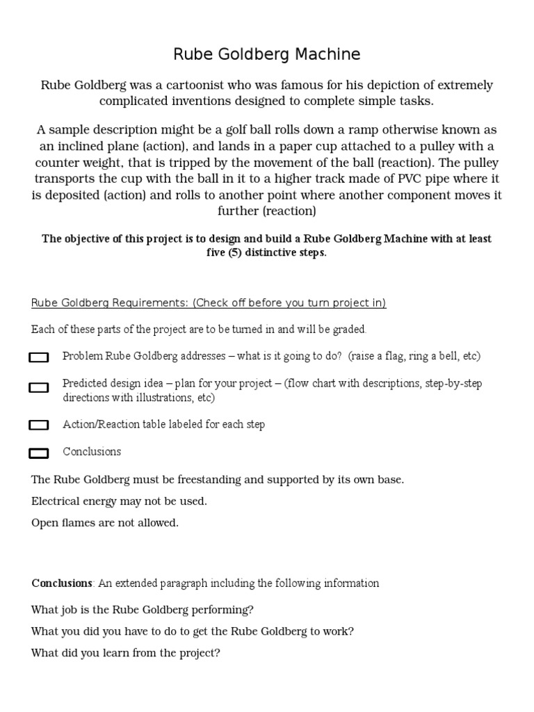 Simple Machines PBL | PDF | Machines | Manufactured Goods