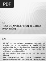 Explicación de Láminas CAT-H | PDF | Percepción | Trastorno de ansiedad
