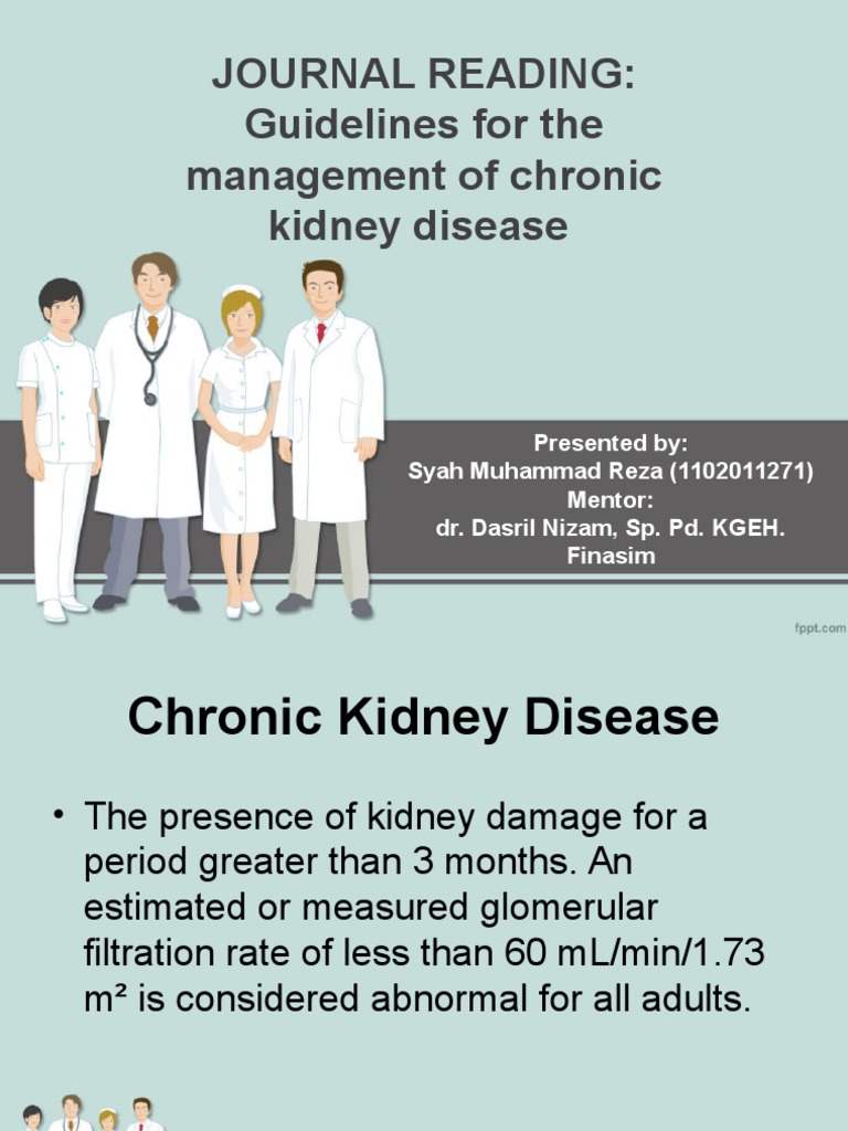 Journal Reading CKD | PDF | Chronic Kidney Disease | Renal Function