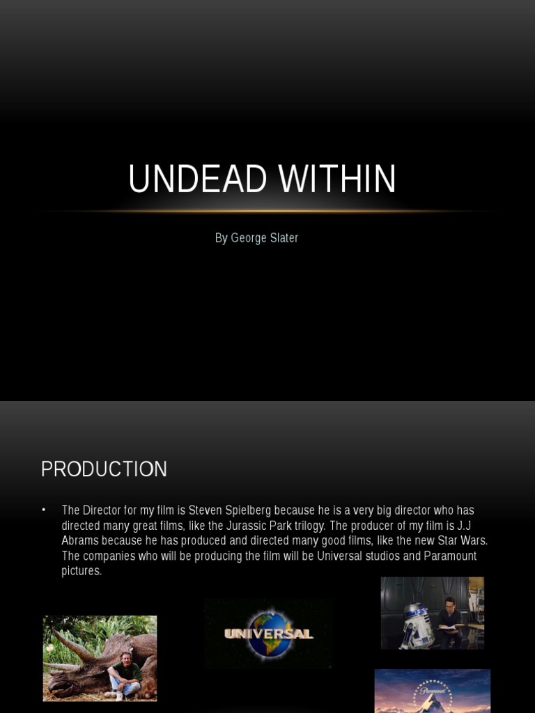 Undead Within Class Presentation | PDF