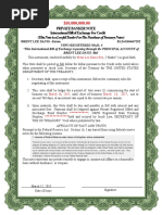 International Bill of Exchange Template | PDF | Negotiable Instrument ...