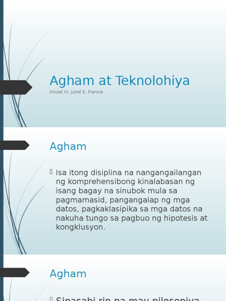Agham at Teknolohiya | PDF