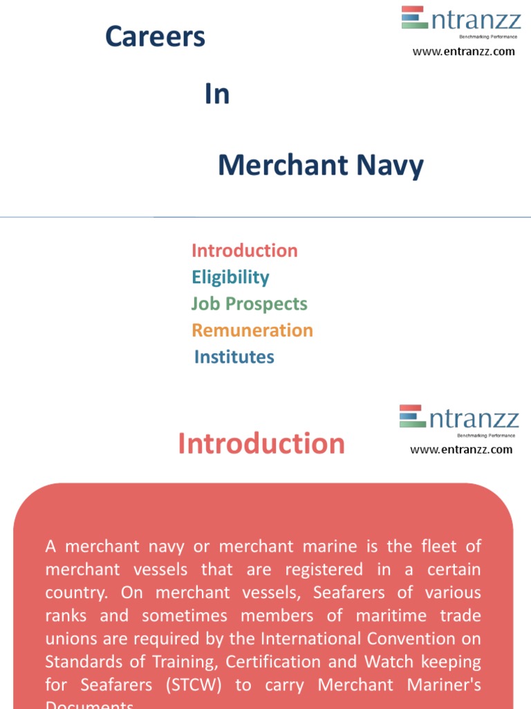 Merchant Navy Career Overview | PDF | Business | Finance & Money Management