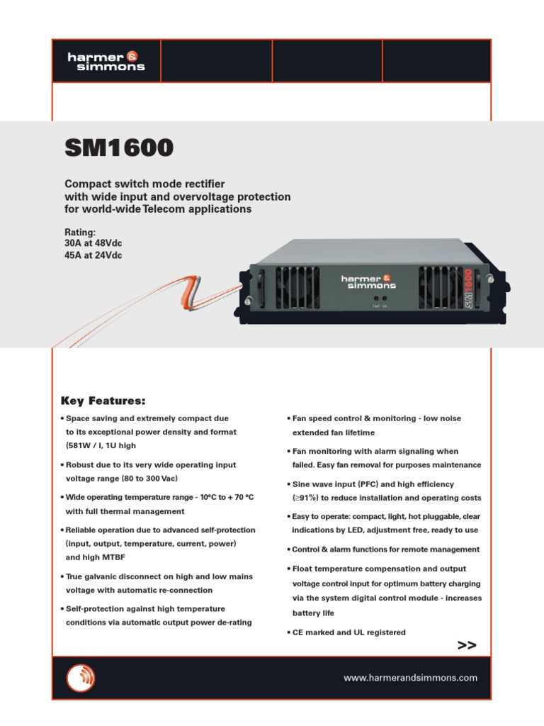 sm1600 GB | PDF | Rectifier | Mains Electricity