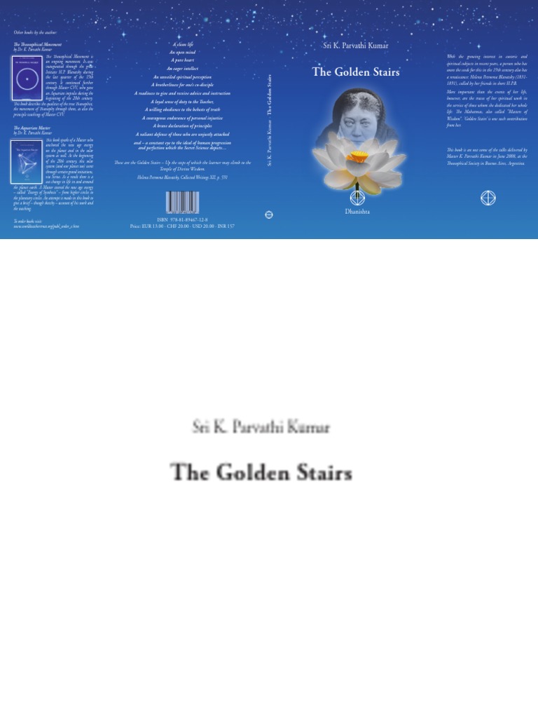 Golden Stairs-Parvathi Kumar | PDF | Theosophy | Ascended Master