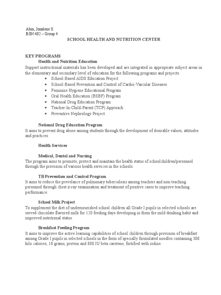 DepEd Health-Related Programs | PDF | Hiv/Aids | Immunodeficiency