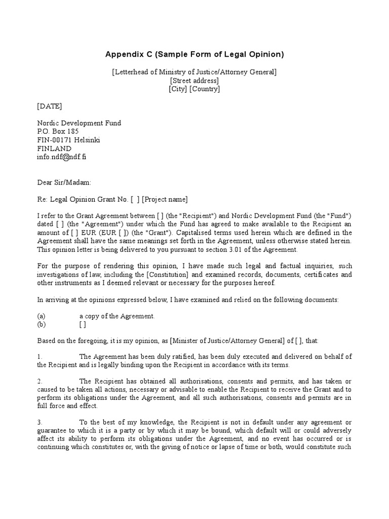 Sample Legal Opinion-16 | PDF