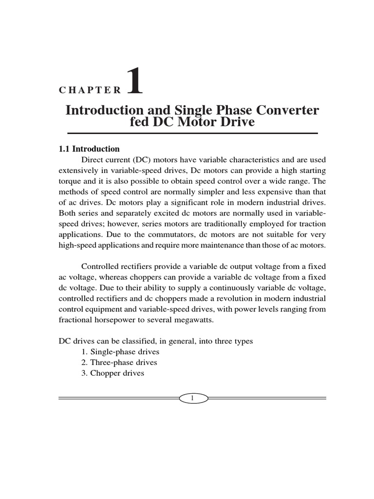 DC Drives PDF | PDF | Rectifier | Electric Motor