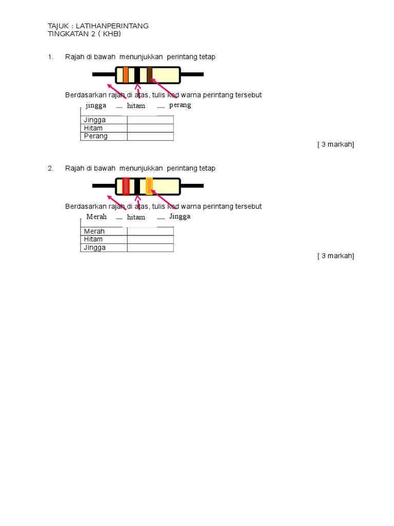 Latihan Perintang | PDF