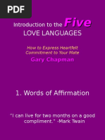 Love Languages Handout For Parents | PDF | Love | Interpersonal ...