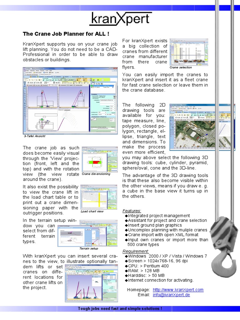 KranXpert: Simplified Crane Job Planning | PDF
