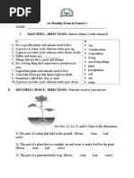 Grade 2 Science Examination | PDF | Electricity | Magnetic Field